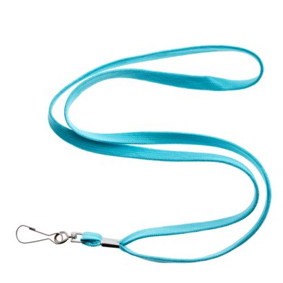 azul claro | con gancho de metal giratorio Lanyard, 10 mm de ancho ...