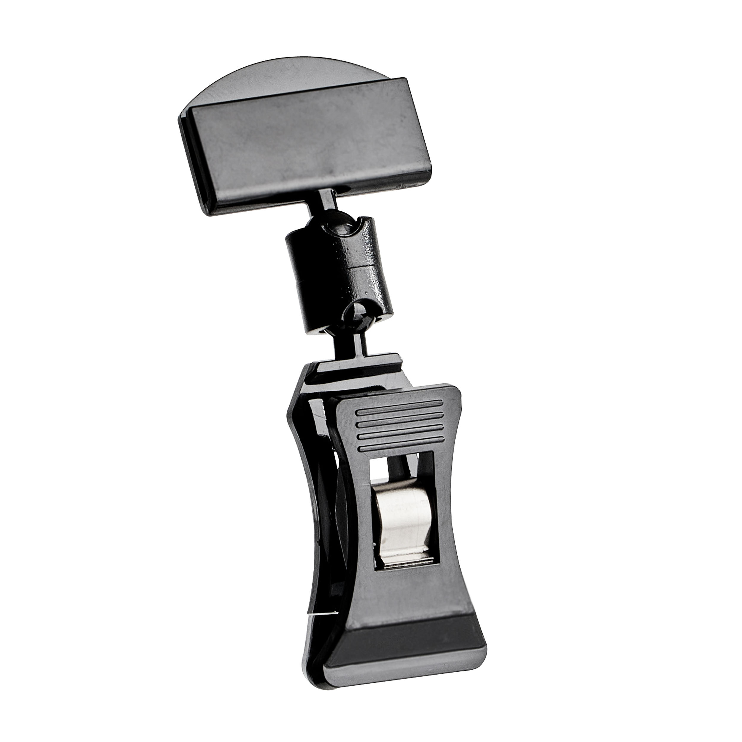 Clip identificador con broche pequeño y portaprecios pequeño, negro ...