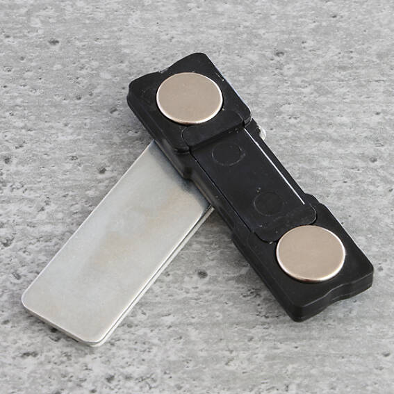 45 x 13 mm | 2 imanes Imán para tarjetas de identificación ...